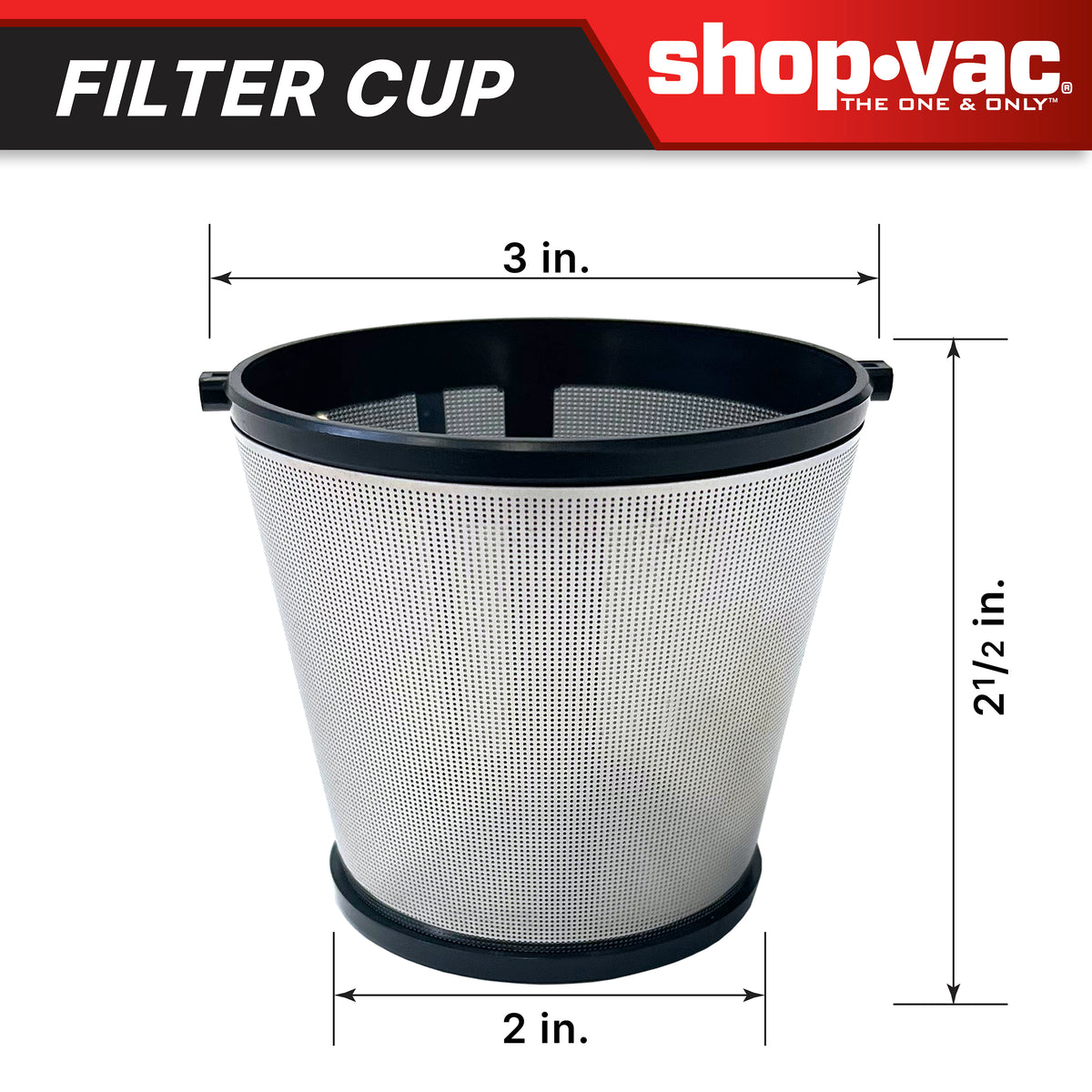 Shop-Vac Cartridge Filter for Shop-Vac Handheld Rechargeable Vacs ...