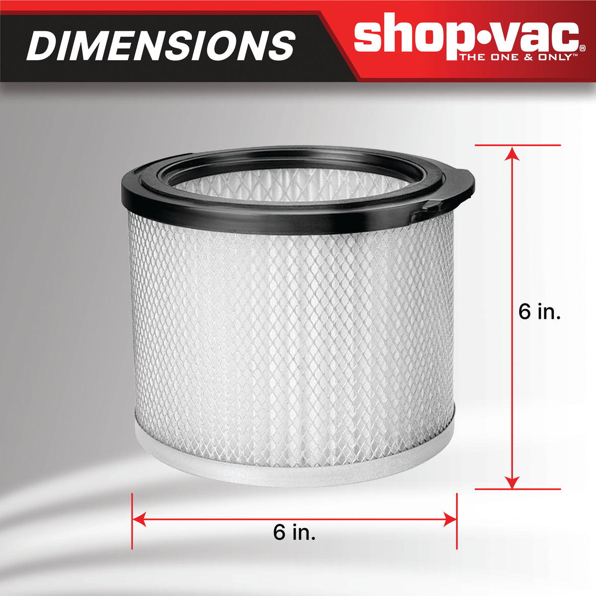 Shop-Vac Cordless Ash Vacuum High Efficiency Cartridge Filter | Shop ...