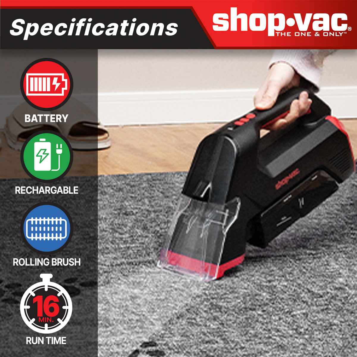 Shop-Vac 3-in-1 Cordless Spot Cleaner | Shop-Vac Store
