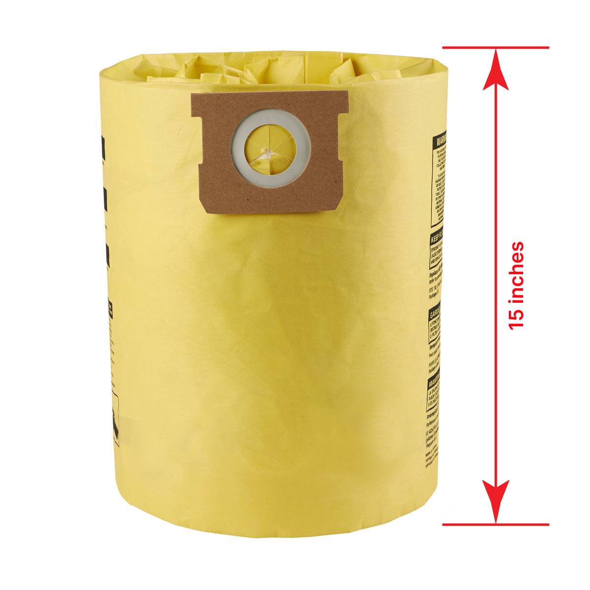 Shop-Vac 10-14 Gallon High Efficiency Disposable Filter Bags (5 pack ...