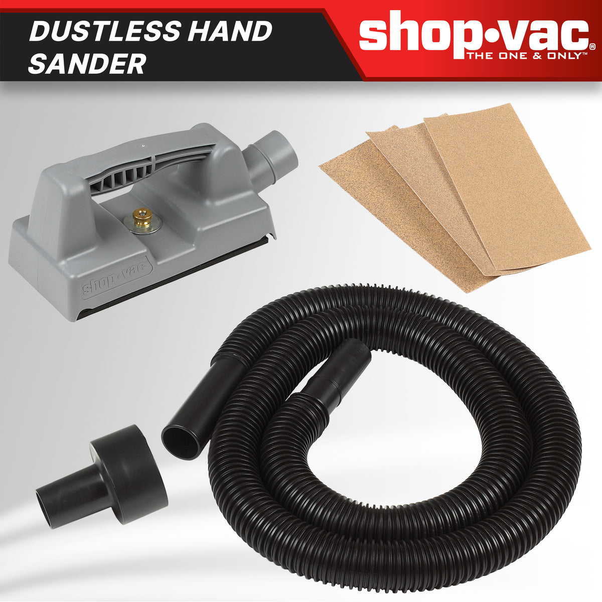 Shop-Vac® 1-1/4-inch diameter Dustless Hand Sander | Shop-Vac Store